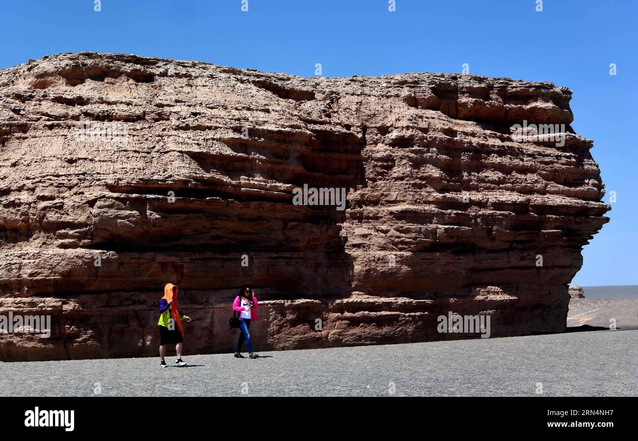 Yardang landforms hi-res stock photography and images - Alamy