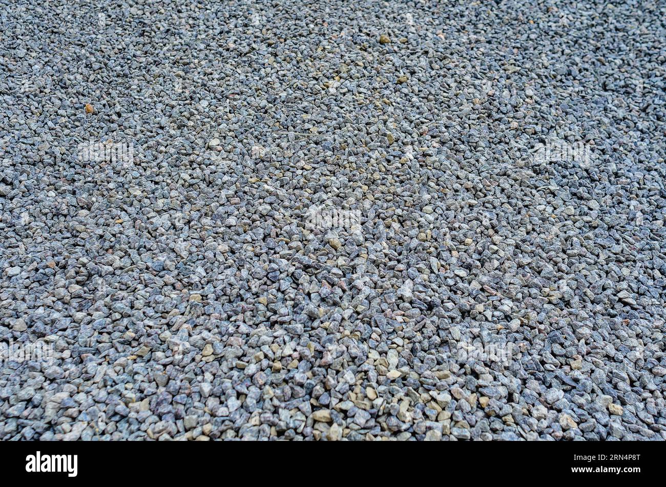 Fine gravel. Background building stone for road construction, paving ...