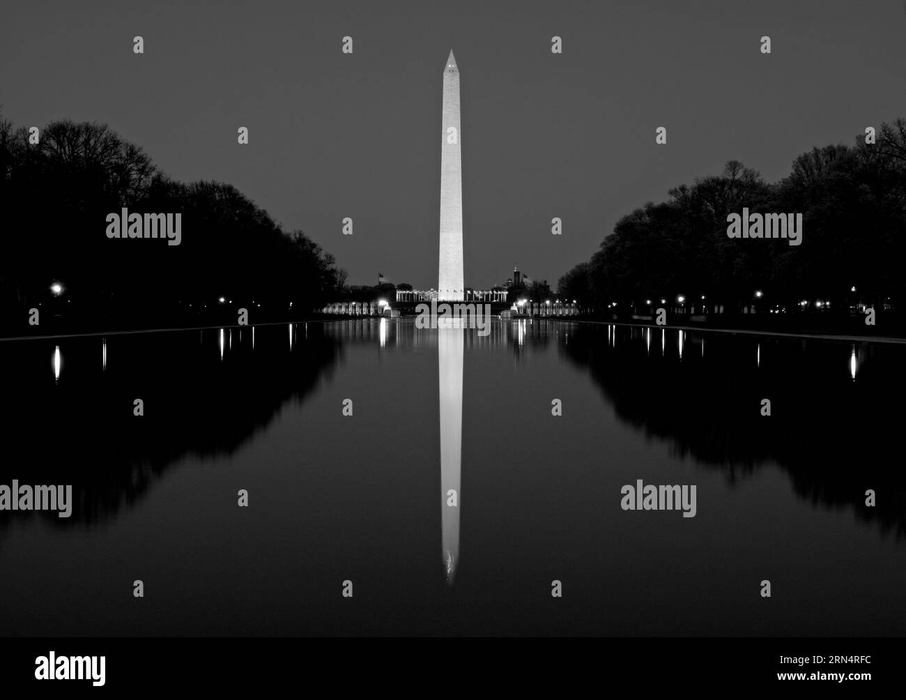 Ring of american flags Black and White Stock Photos & Images - Alamy