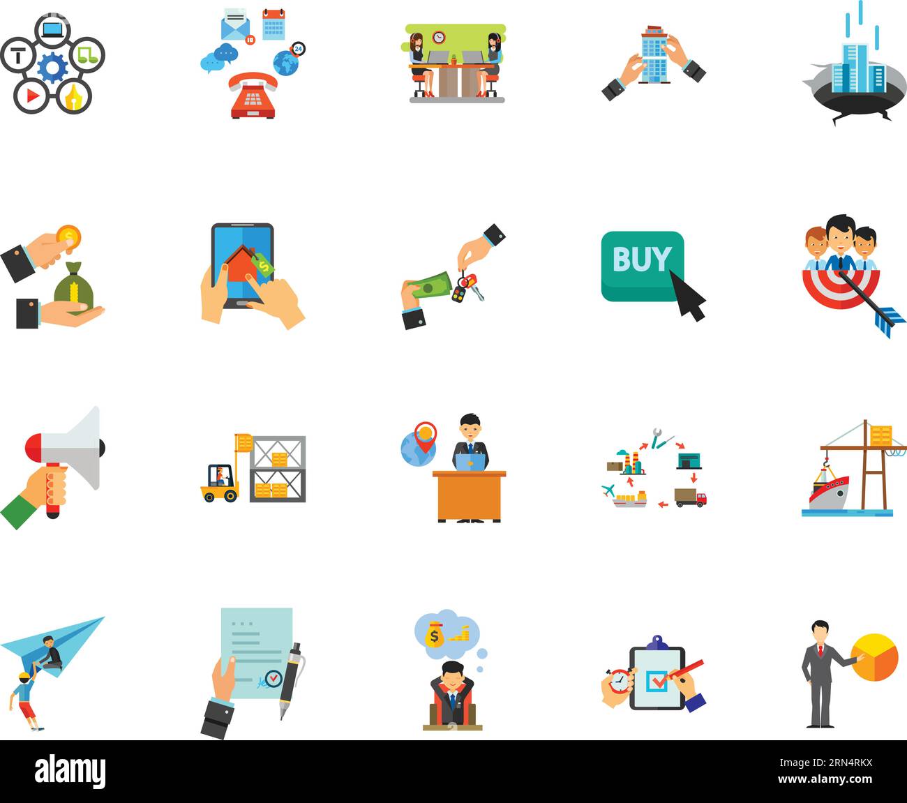 Receiving property Stock Vector Images - Alamy