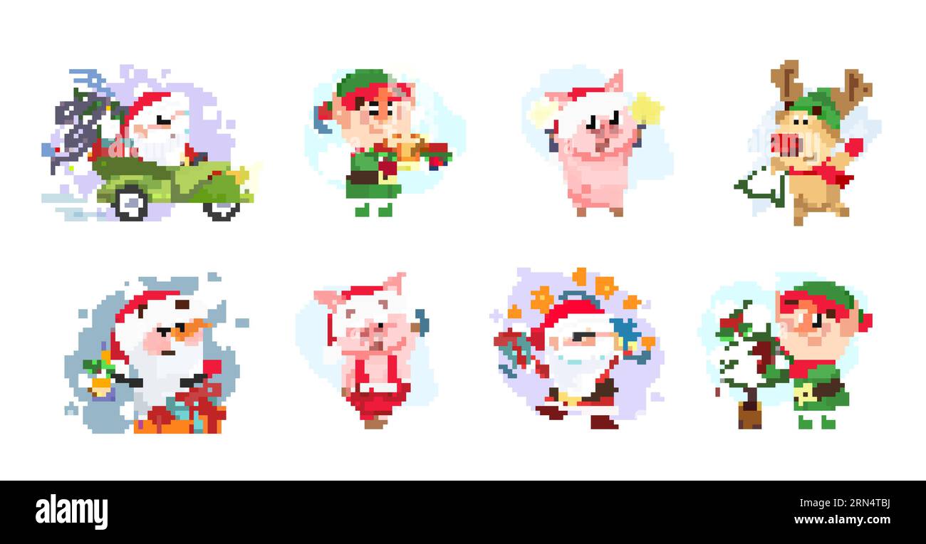 Cute cartoon company set illustration Stock Vector Image & Art - Alamy