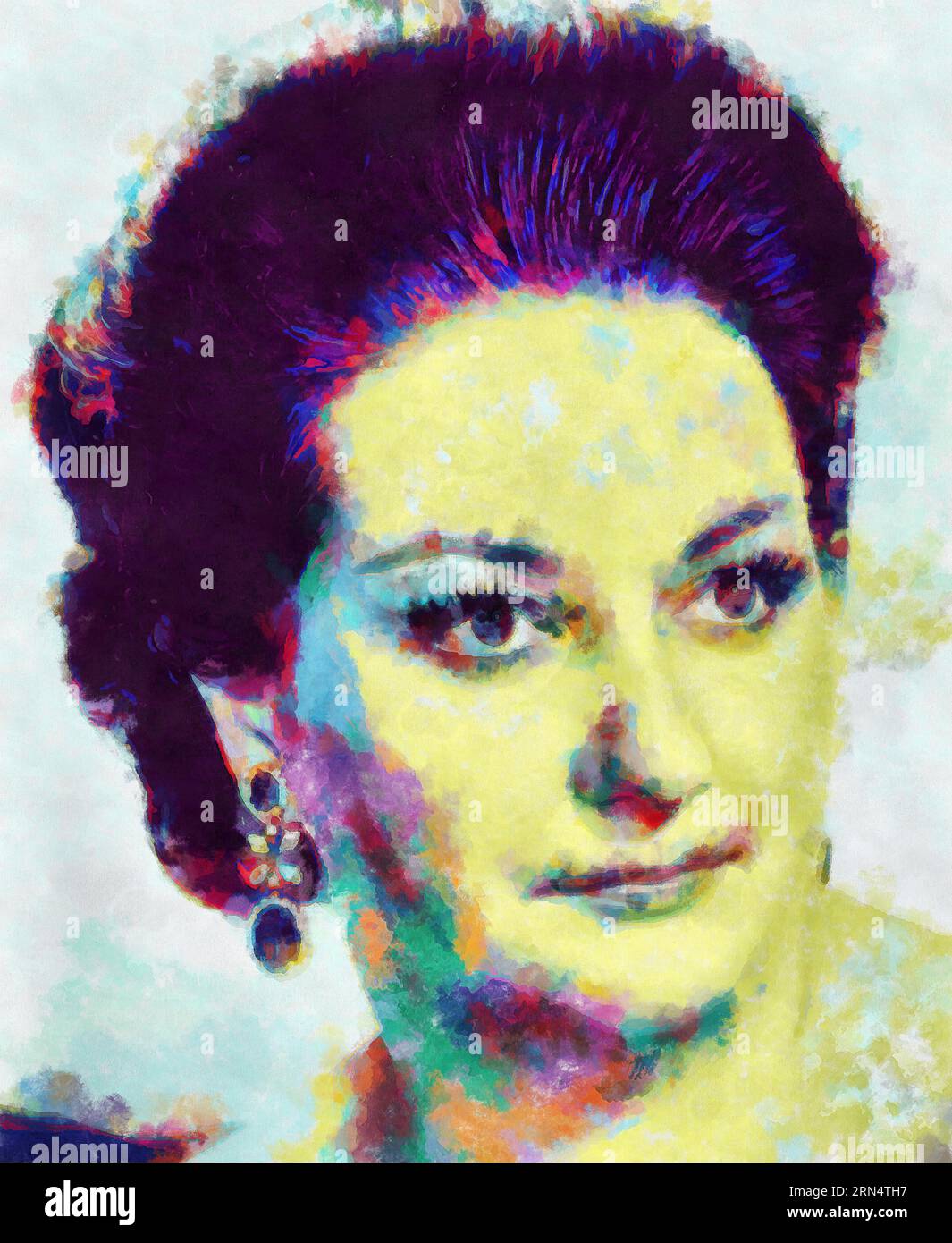 Opera singer montserrat caballe hi-res stock photography and images - Alamy