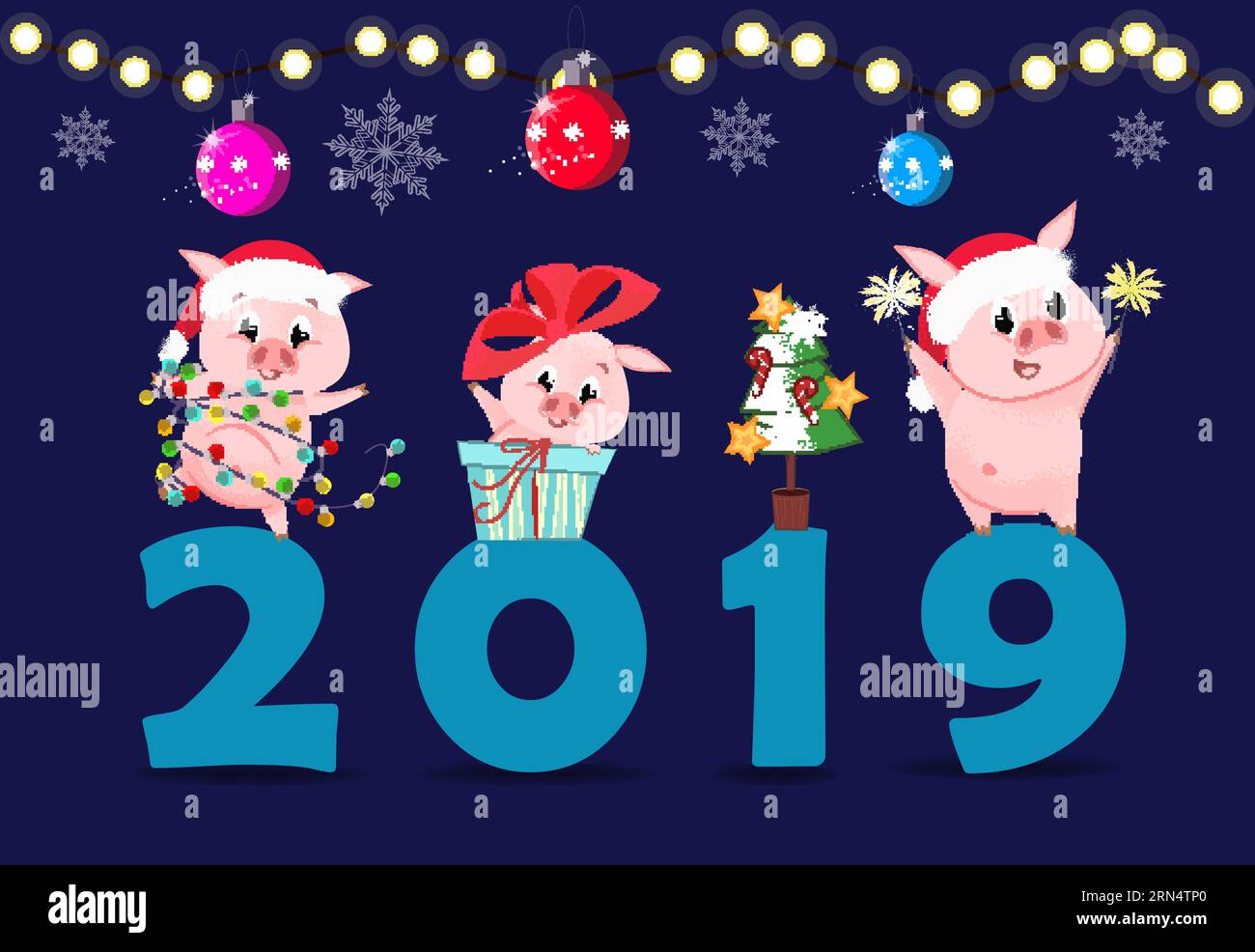 Two thousand and nineteen Stock Vector Images - Alamy