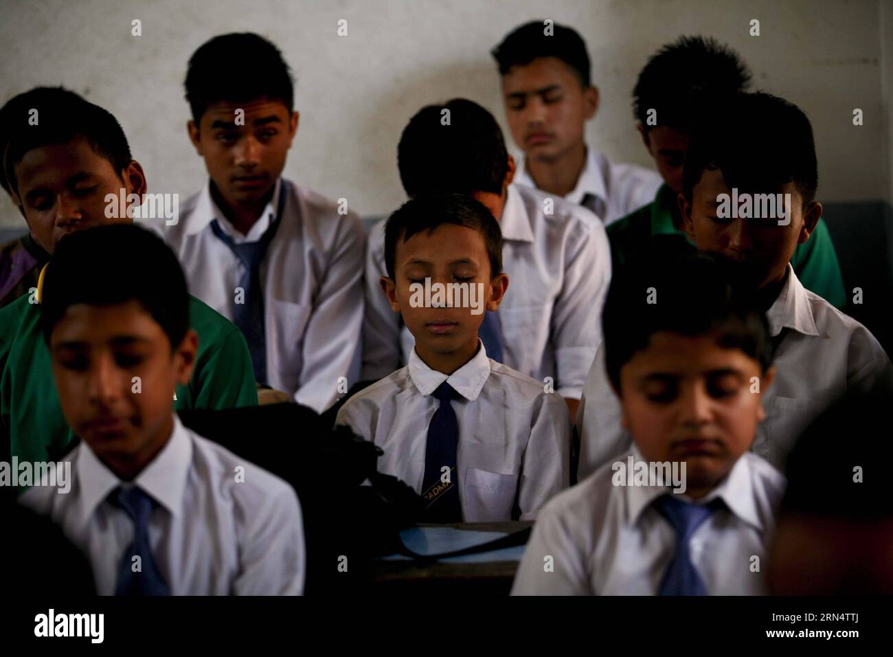 Earthquake affected school classroom hi-res stock photography and ...