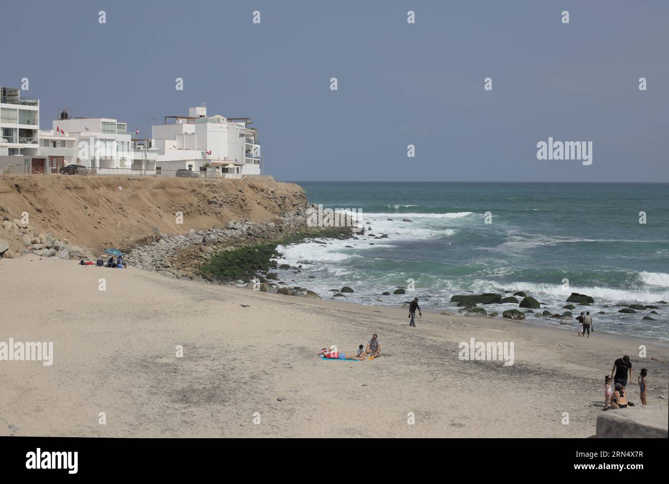 Punta Hermosa beach in Lima Peru Stock Photo - Alamy