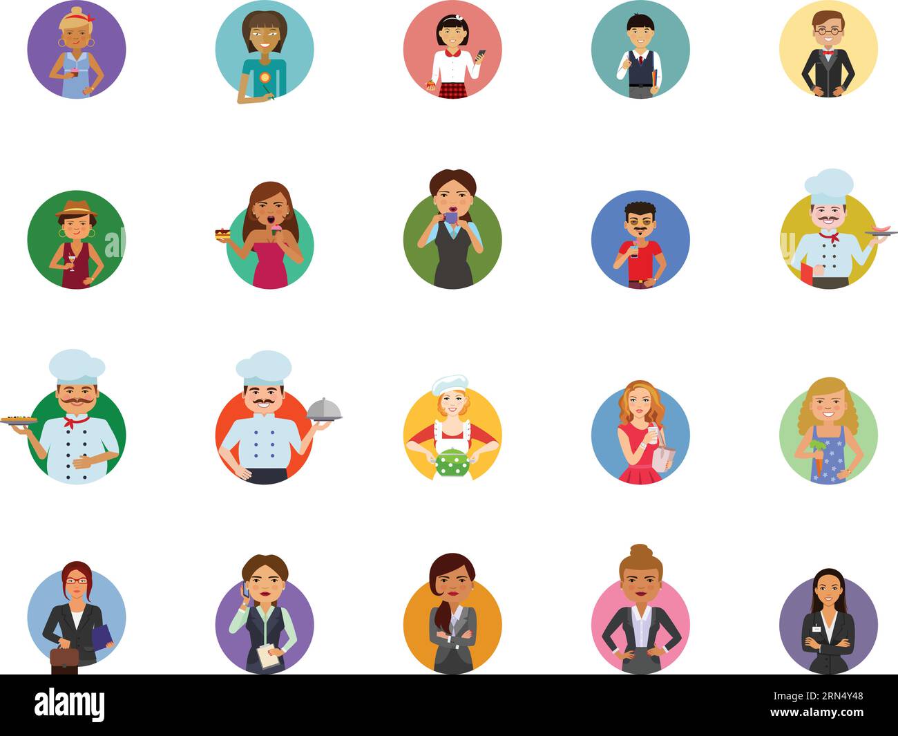 People icon set Stock Vector Image & Art - Alamy