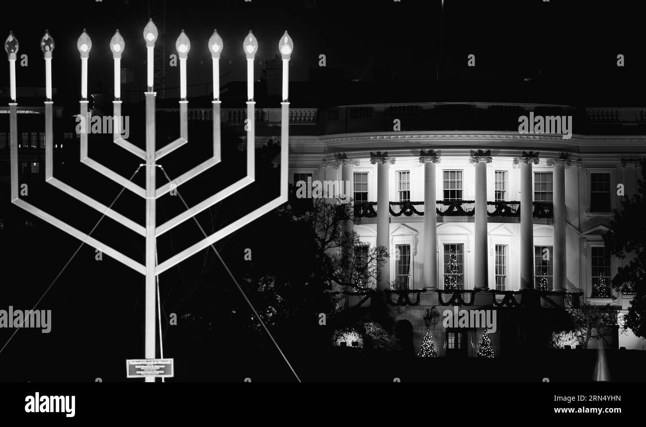 Chanukah background Black and White Stock Photos & Images - Alamy