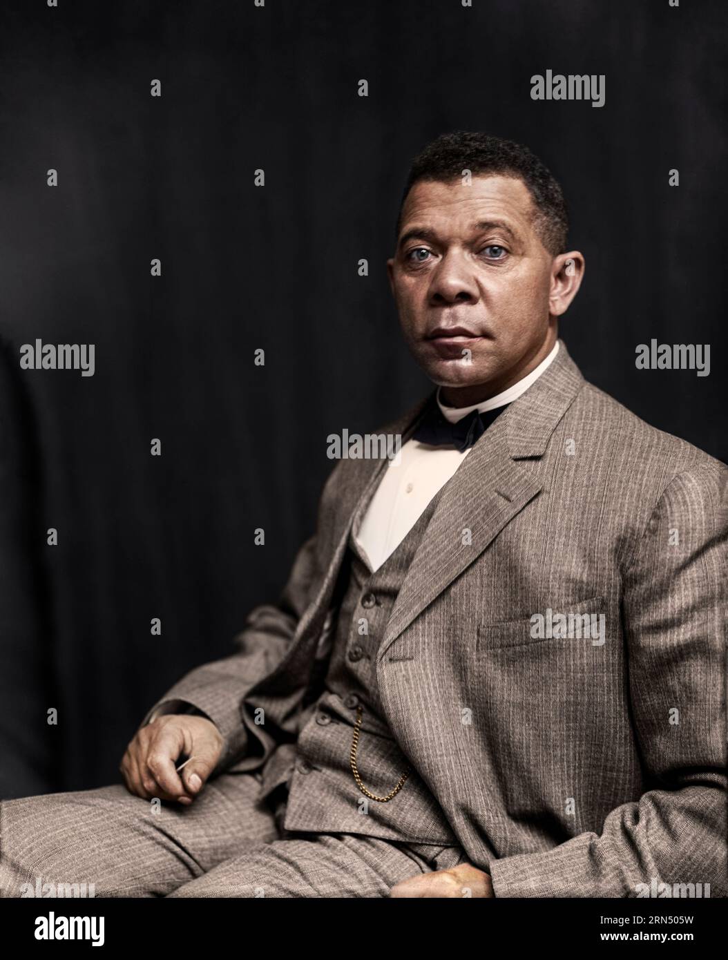 Portrait of Booker T. Washington circa 1895 Stock Photo - Alamy