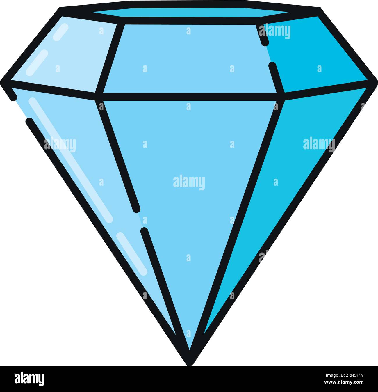 Isolated colored Diamond Gaming icon Vector illustration Stock Vector ...