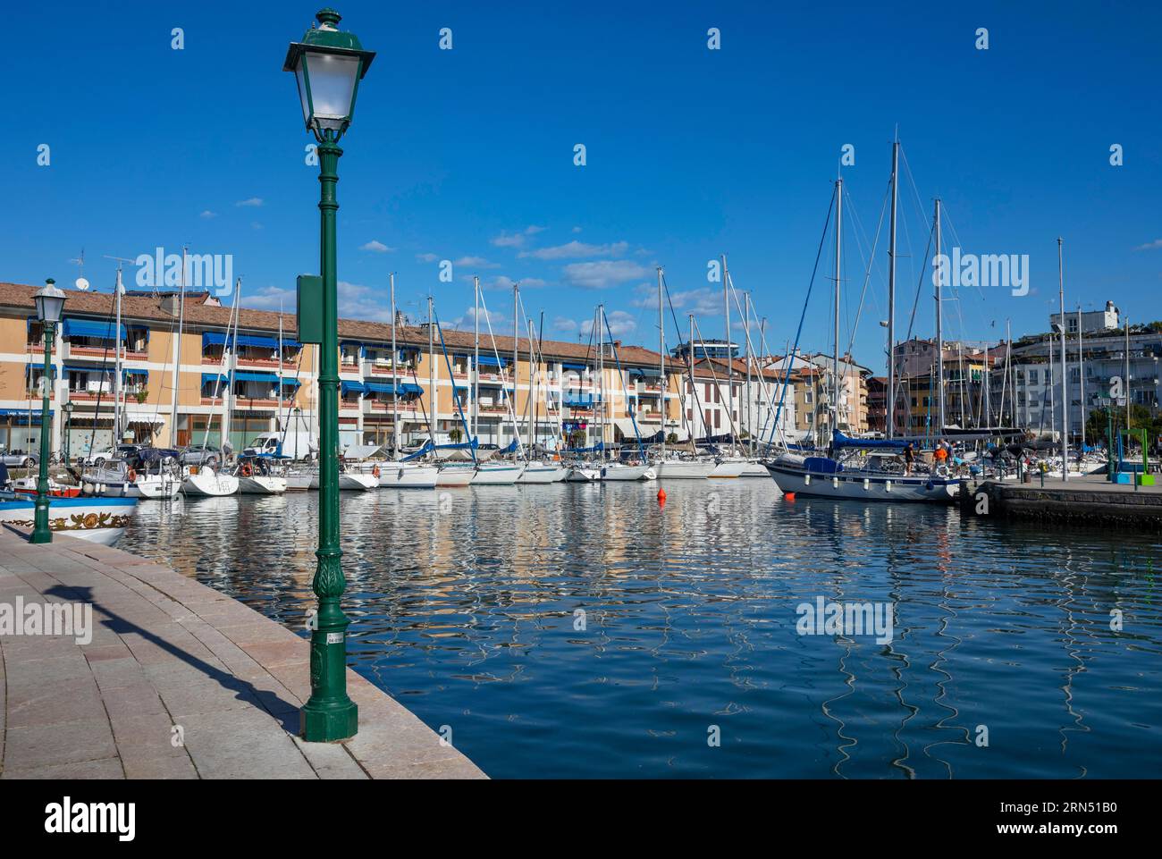Porto Mandracchio marina in the old town of Grado, Friuli Venezia ...