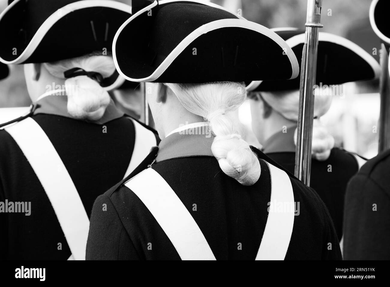 Army Twilight Tattoo soldiers at Joint Base Myer-Henderson Hall ...