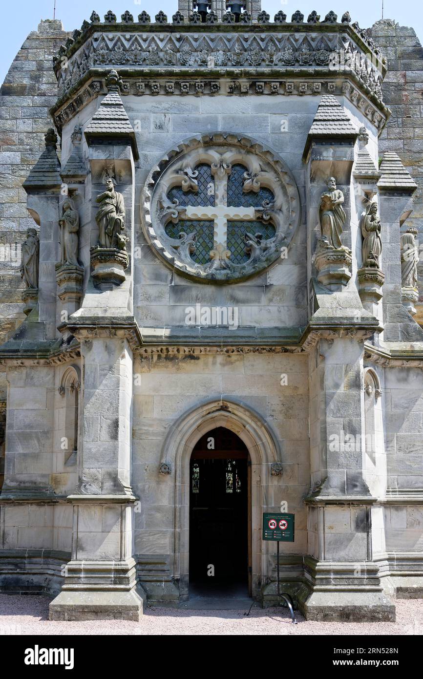 Rosslyn Chapel, originally Collegiate Chapel of St Matthew, Gothic ...