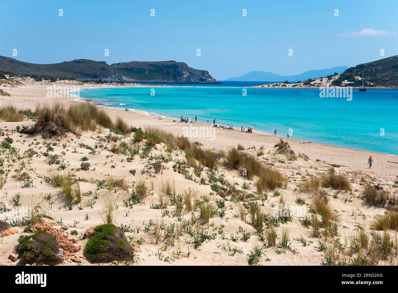 Dunes and Simos Beach, Sarakiniko Beach, Elafonisos, Deer Island ...