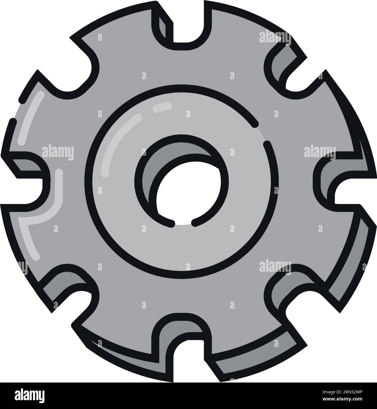Isolated colored gear Gaming icon Vector illustration Stock Vector ...