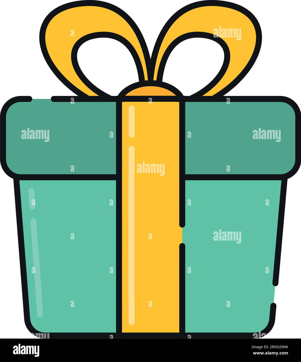 Isolated colored gift box Gaming icon Vector illustration Stock Vector ...