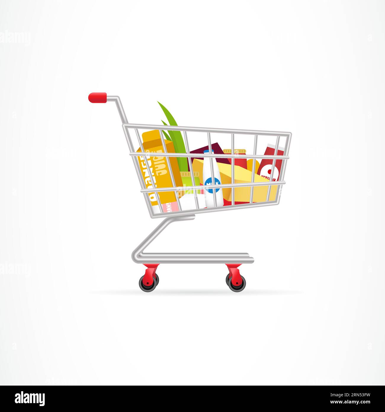 Drink cart isolated Stock Vector Images - Alamy