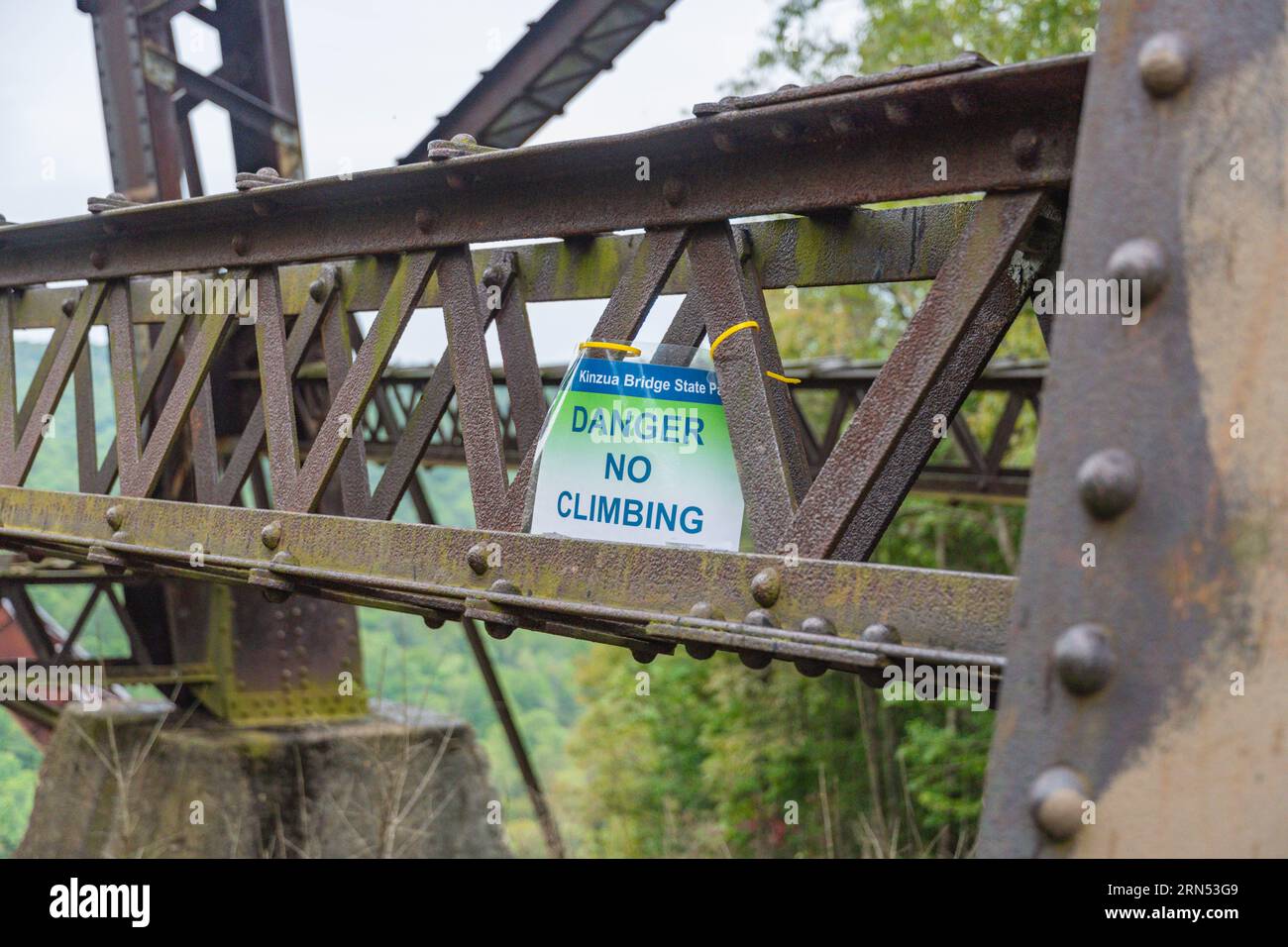 Danger keep out sign closed off area, safety sign Stock Photo - Alamy