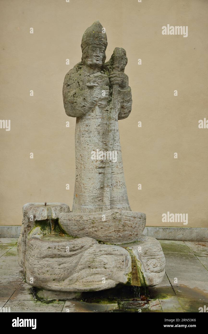 Saint Kilian by Helmut Weber 1980, medieval, Irish itinerant preacher ...