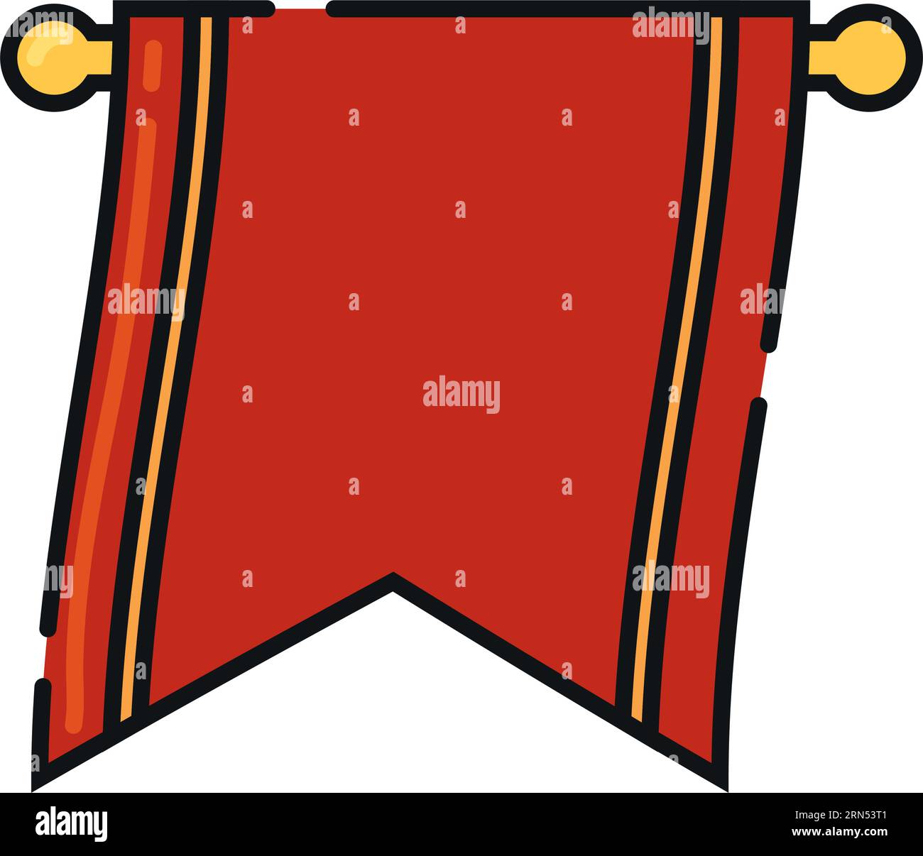 Isolated colored banner emblem Gaming icon Vector illustration Stock ...