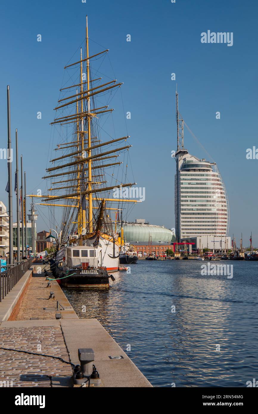 Sail training ship Germany in the New Harbour with the Atlantic Sail ...