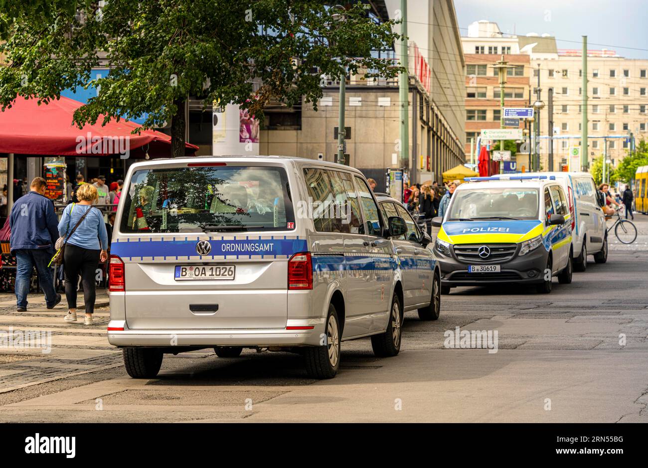 Emergency vehicles of the Berlin Police and Public Order Office ...