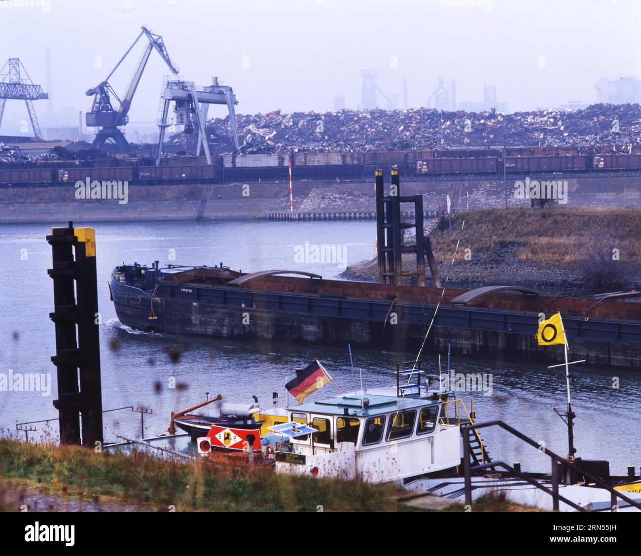 Duisburg inland port 80s Duisburg, North Rhine-Westphalia, Germany ...