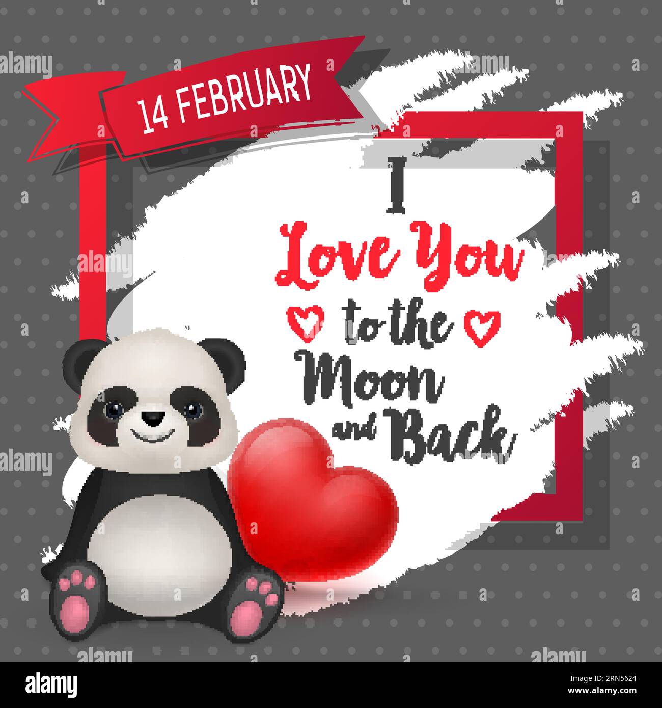 Panda moon Stock Vector Images - Alamy