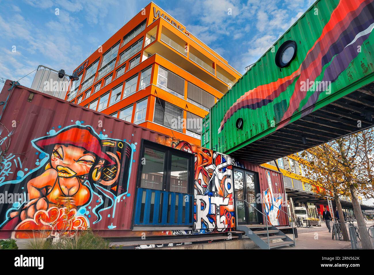 Graffiti in industrial factory hi-res stock photography and images - Alamy