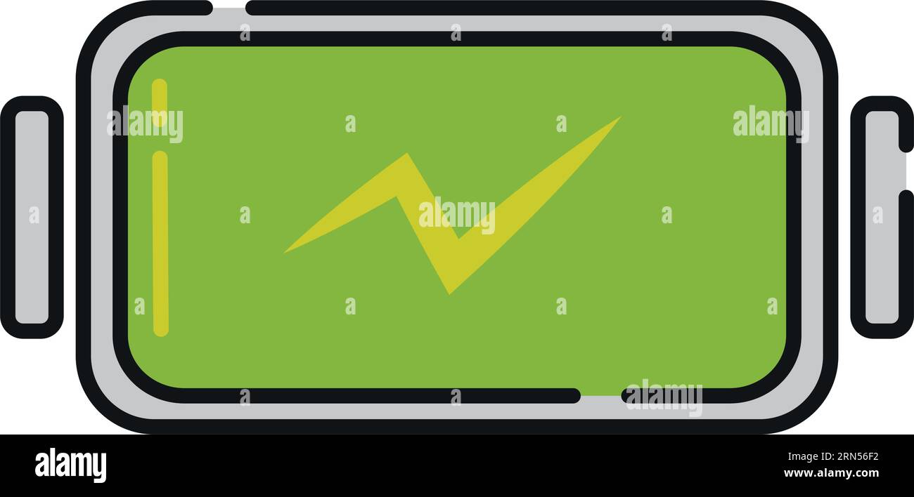 Isolated colored battery Gaming icon Vector illustration Stock Vector ...