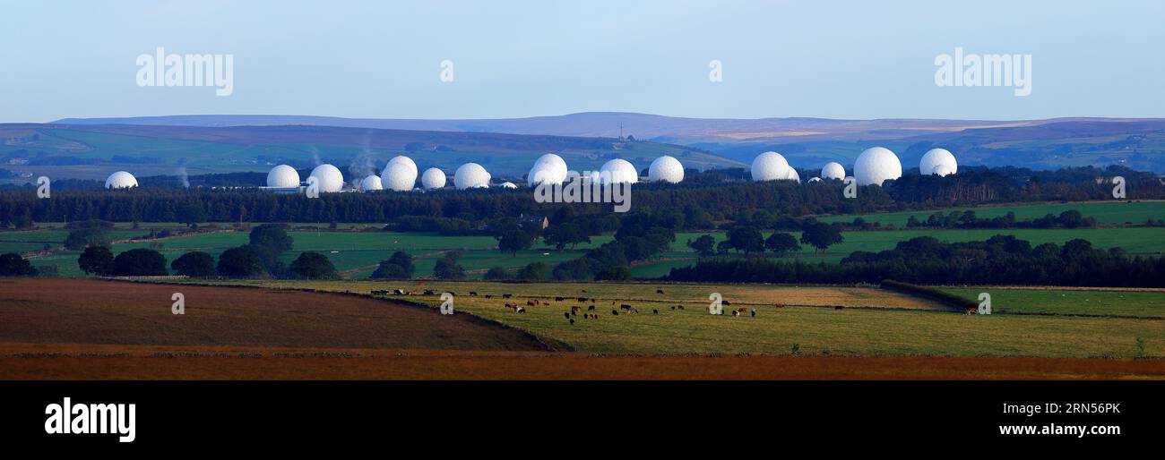 RAF Menwith Hill Listening Station near Harrogate, North Yorkshire ...