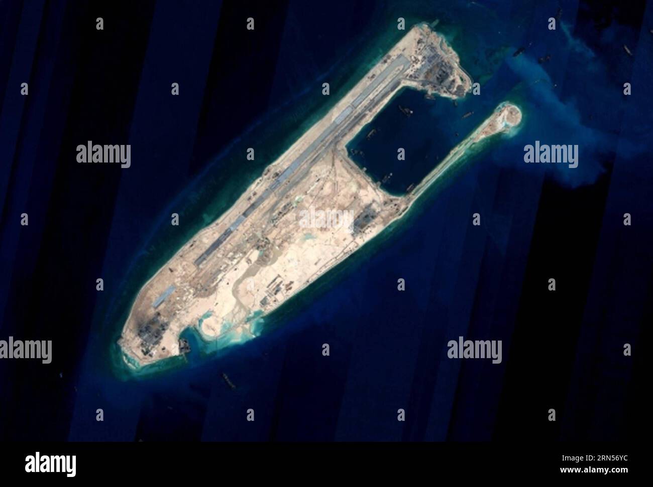 (150616) -- BEIJING, June, 2015 -- Satellite image shows the Yongshu ...