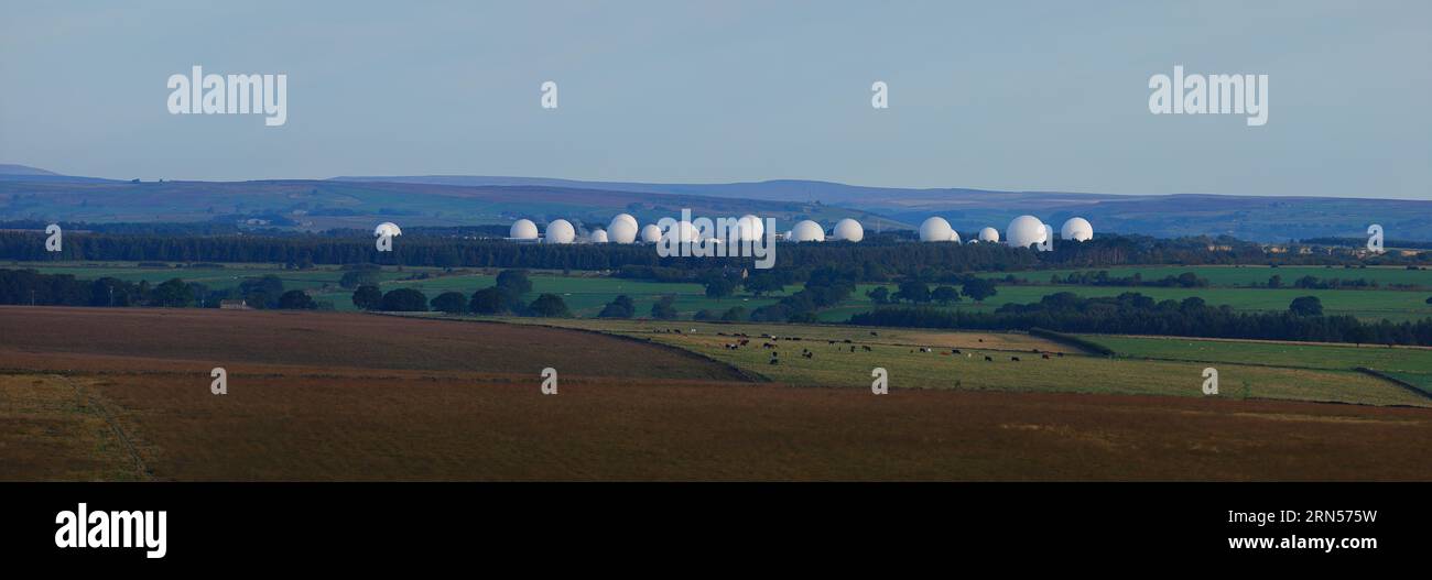 RAF Menwith Hill Listening Station near Harrogate, North Yorkshire ...