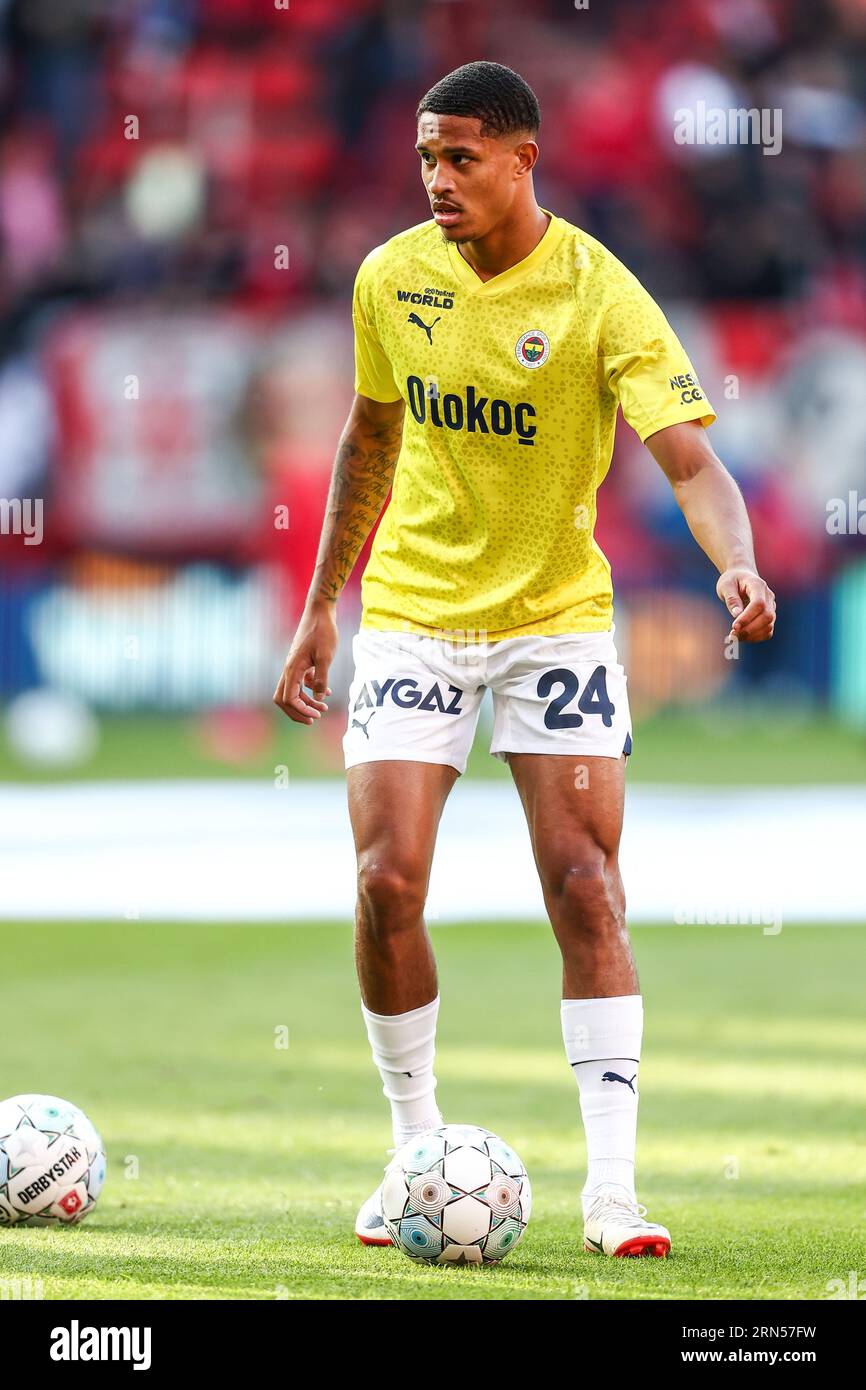 ENSCHEDE - Jayden Oosterwolde of Fenerbahce during the UEFA Conference ...