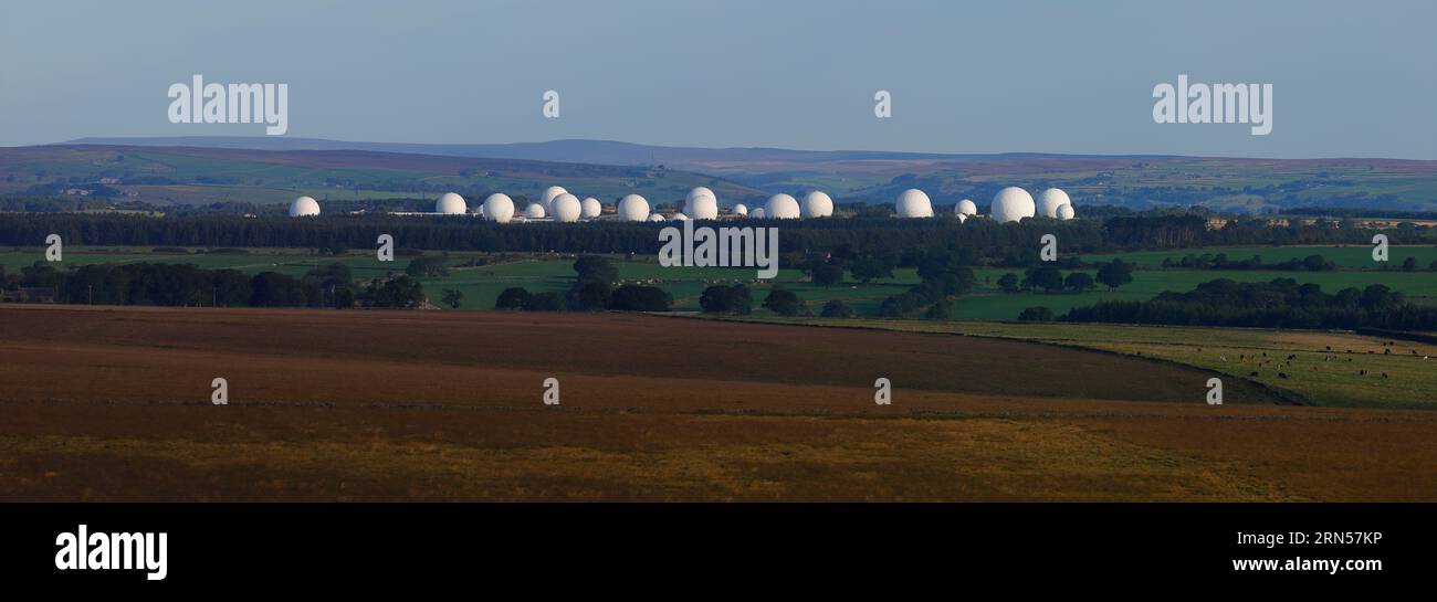 RAF Menwith Hill Listening Station near Harrogate, North Yorkshire ...