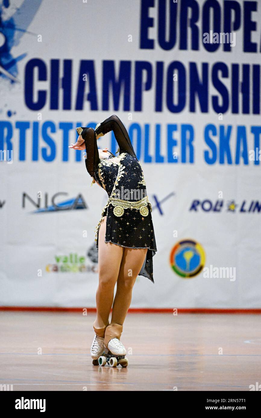 Natalia BALDIZZONE MORALES (ESP), during Senior Ladies Solo Dance Style ...