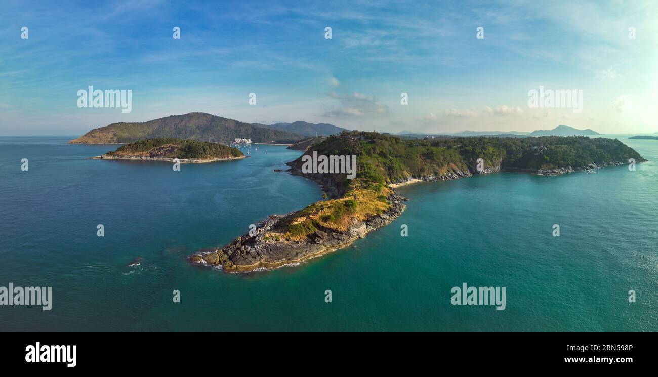 Phuket island sunset beach panorama hi-res stock photography and images ...