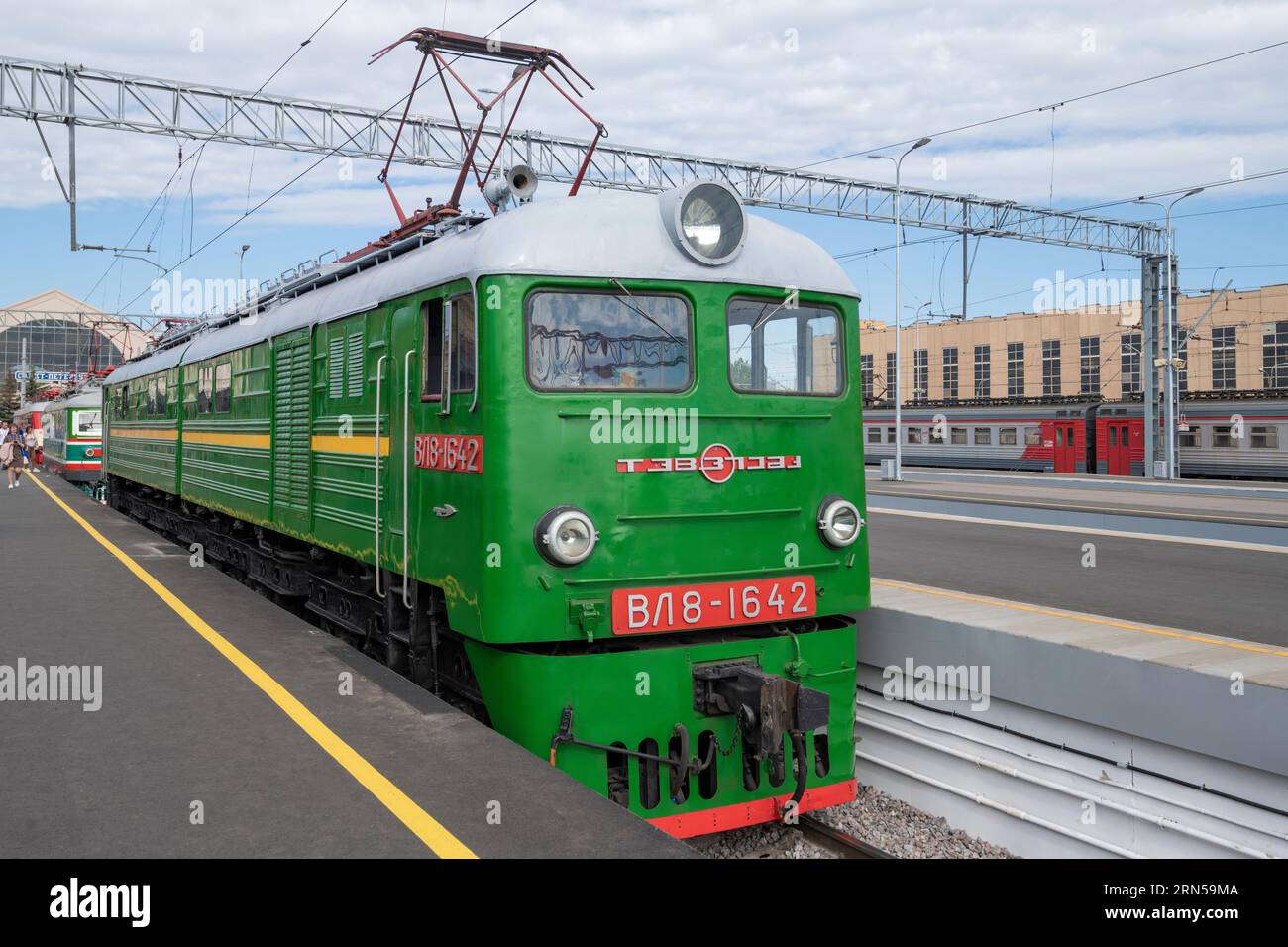 SAINT PETERSBURG, RUSSIA - AUGUST 27, 2023: Soviet two-section eight ...