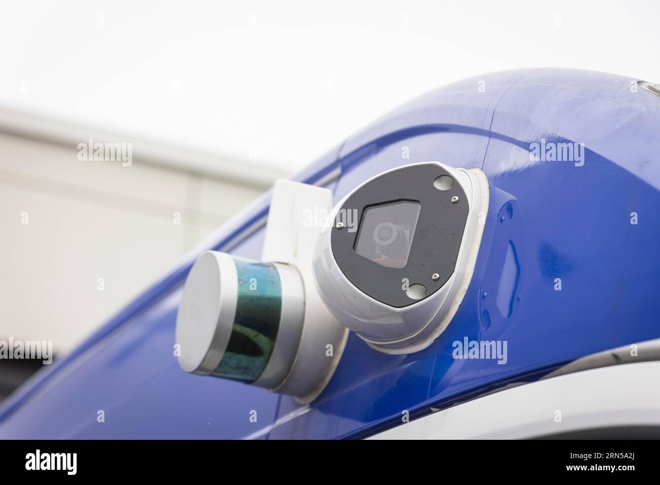 Sensors and cameras on the test bus ABSOLUT research project for ...