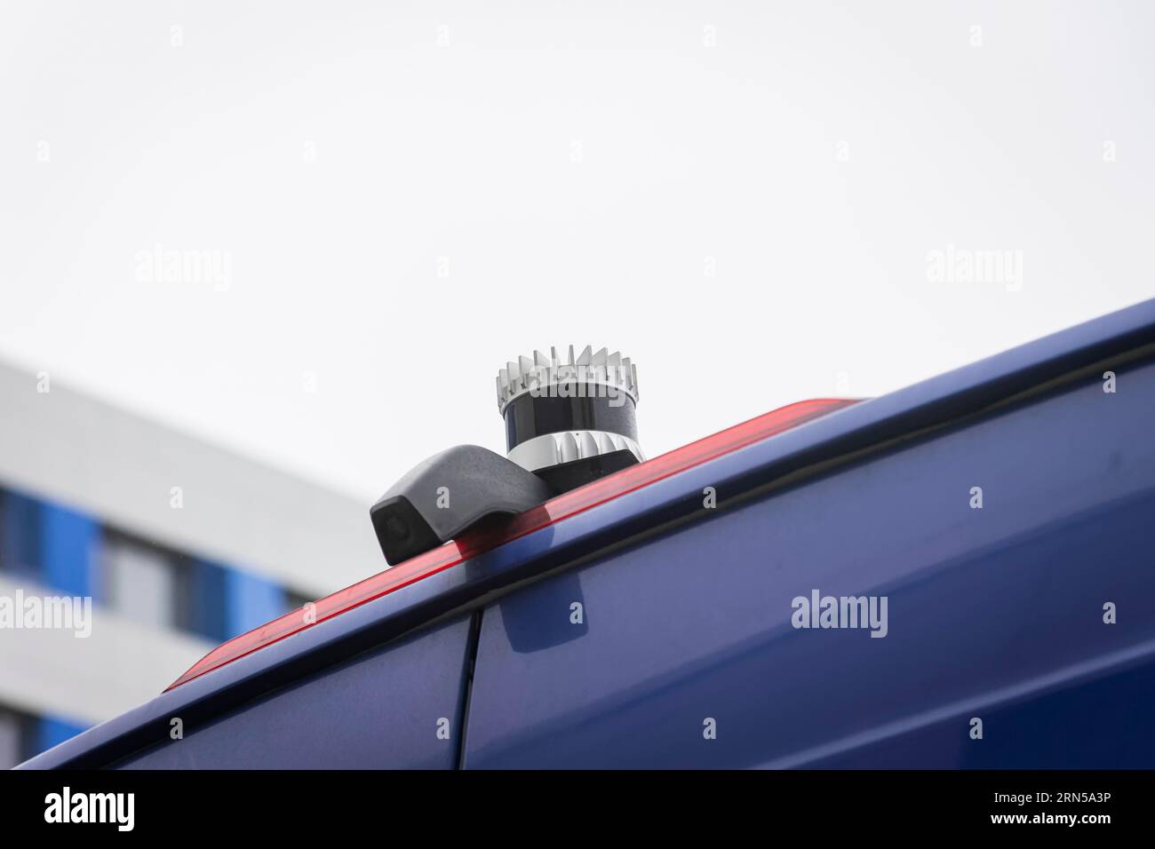 Sensors and cameras on the test bus ABSOLUT research project for ...