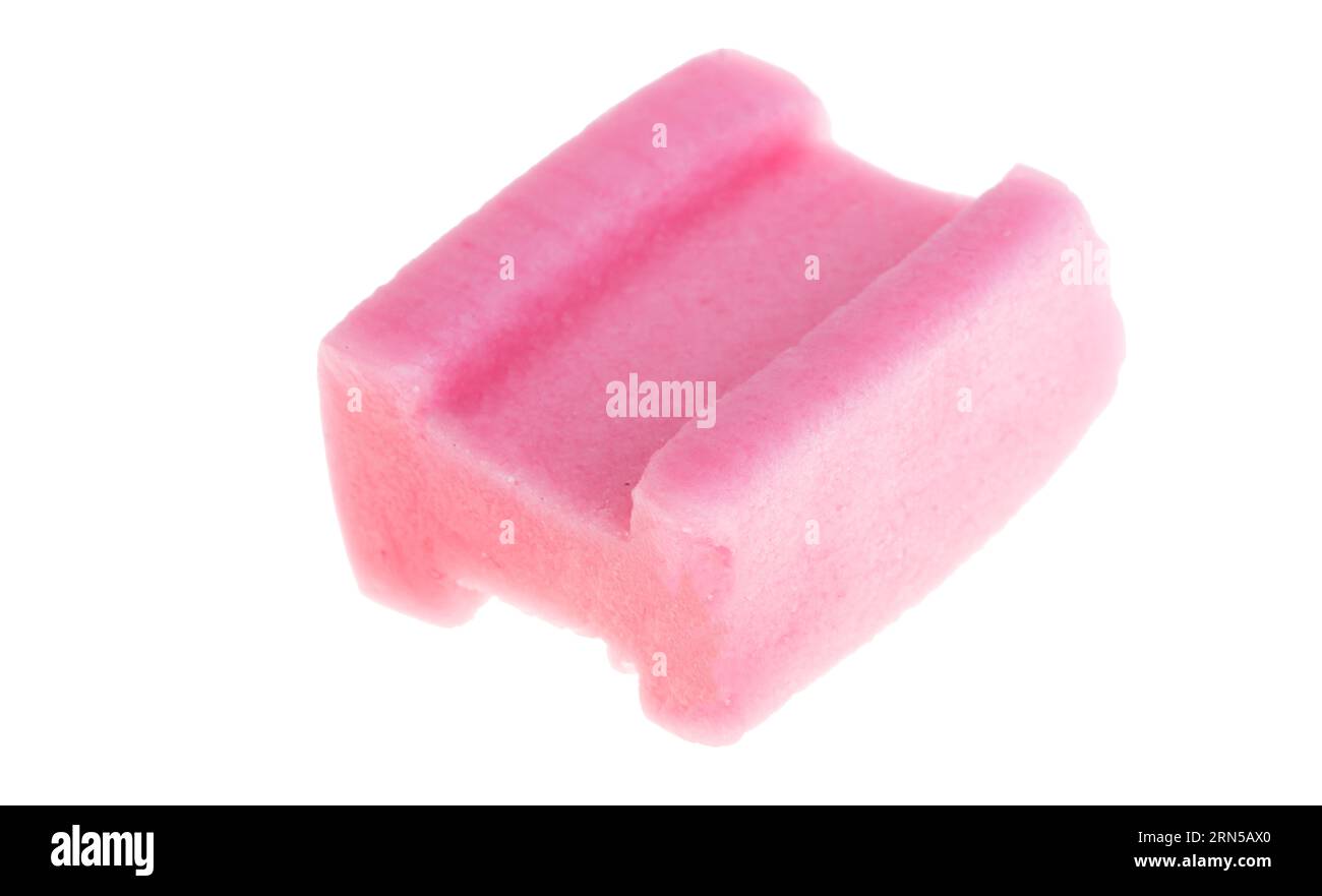 Strawberry chewing gum on white hi-res stock photography and images - Alamy