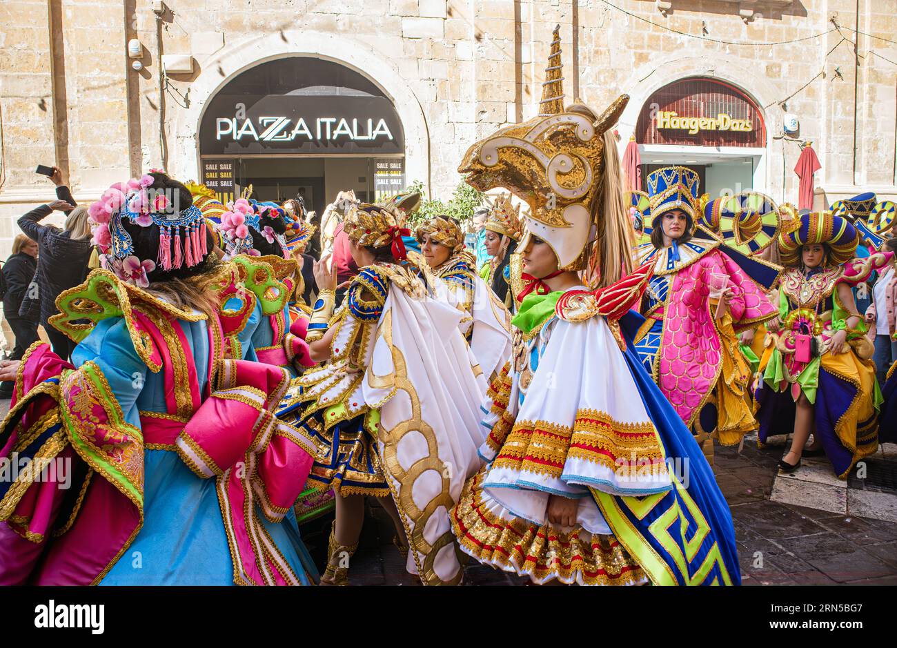 Valletta, Malta, Malta island-20February2023-Malta February Carnival in ...