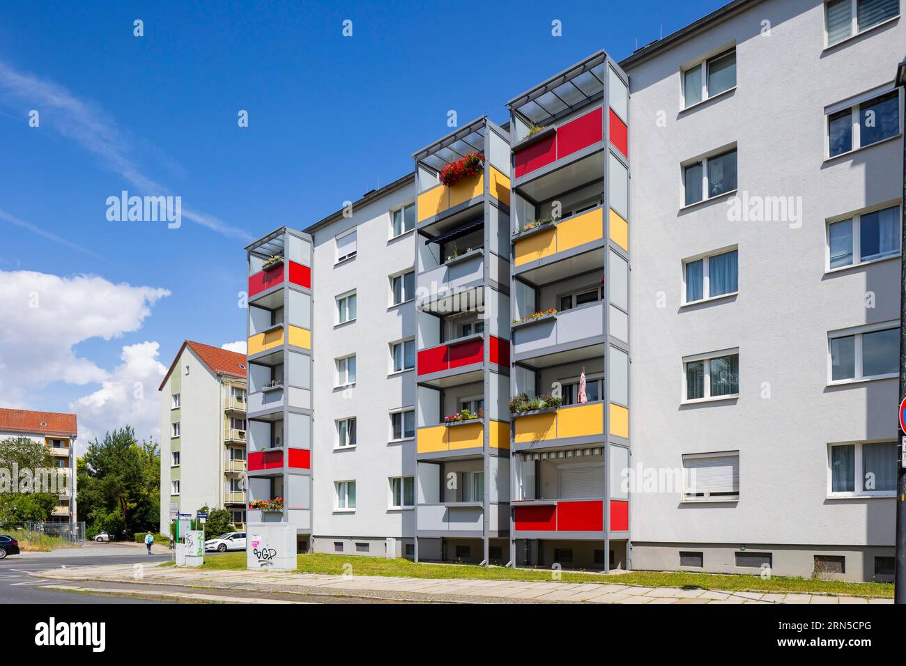 East german apartment block hi-res stock photography and images - Alamy