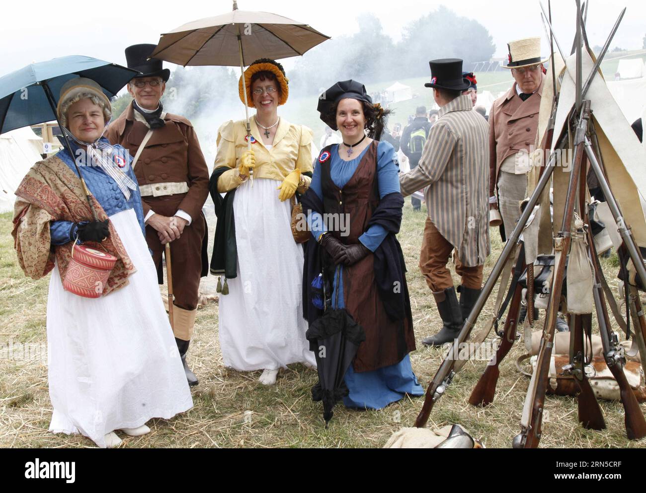 KULTUR Schlacht von Waterloo - Reenactment (150621)-- WATERLOO, June 21 ...