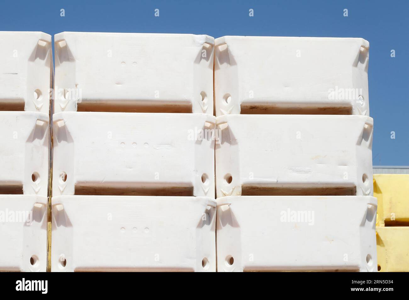 Plastic crates sculpture hi-res stock photography and images - Alamy