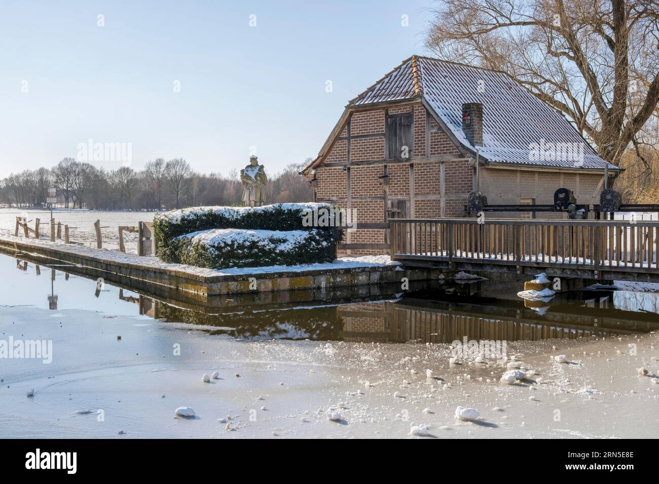 Fuerstbischoefliche Kornwassermuehle zu Nienborg, Heek, Muensterland ...