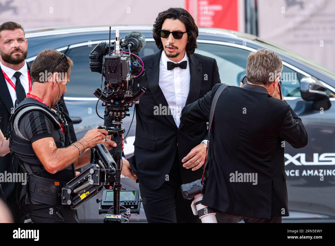 Venice, Italy. August 31, 2023. Adam Driver arrives at the premiere of ...