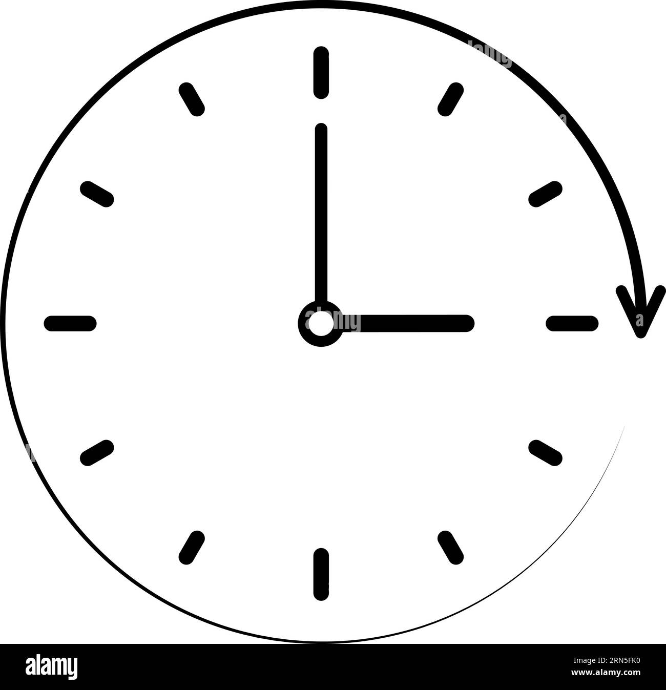 Minute hour hands passing time sign icon. clockwise Stock Vector Image ... Minute hour hands passing time sign icon. clockwise Stock Vector Image ...