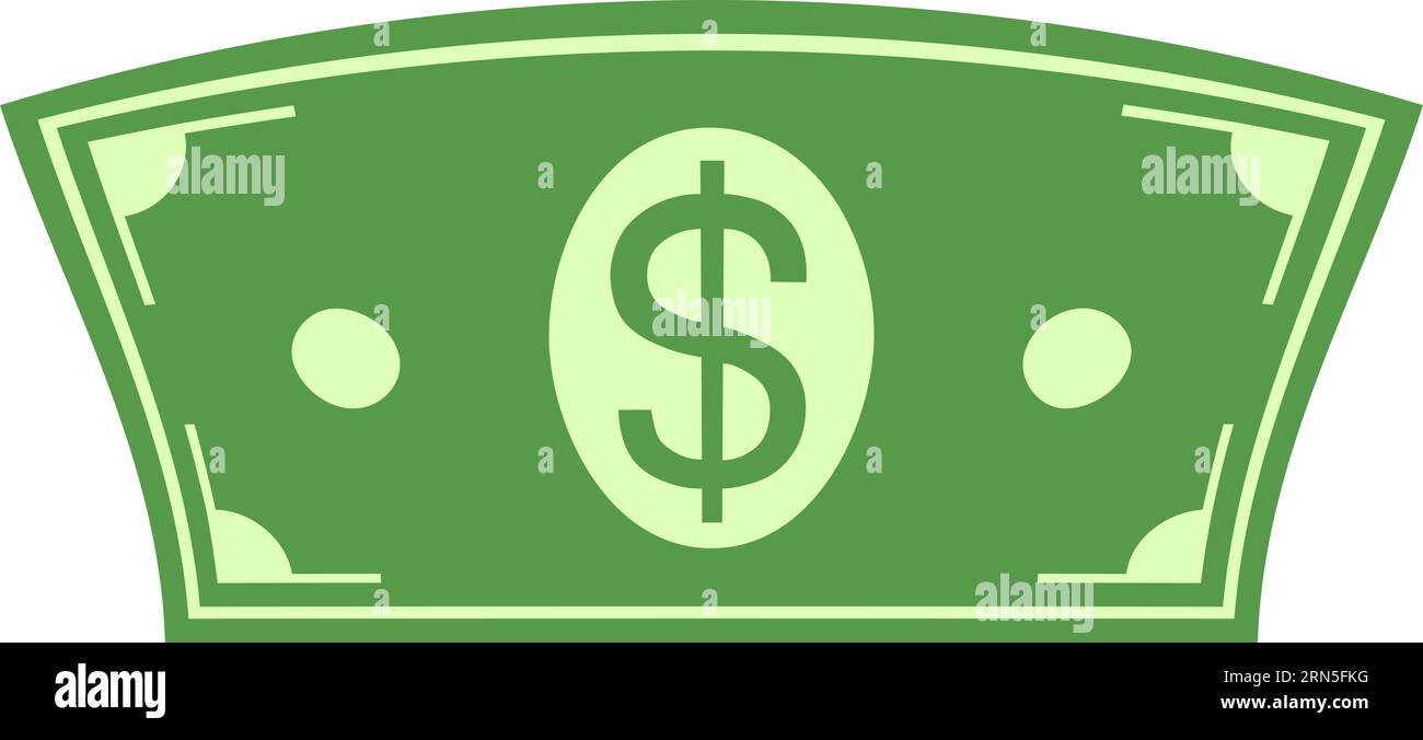 Dollar money bill banknotes prosperity success curved sign currency ...