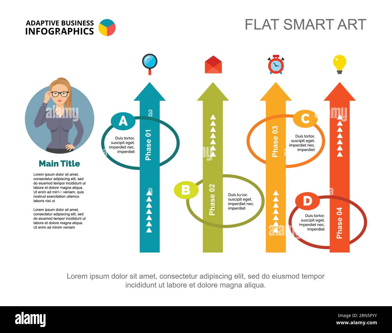 Four phase infographic Stock Vector Images - Alamy