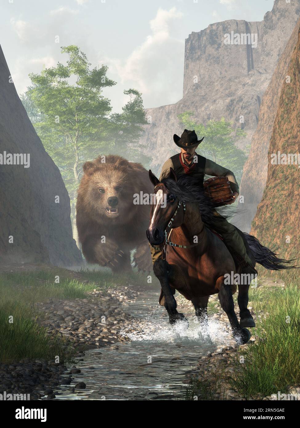 Bear hunt horse hi-res stock photography and images - Alamy